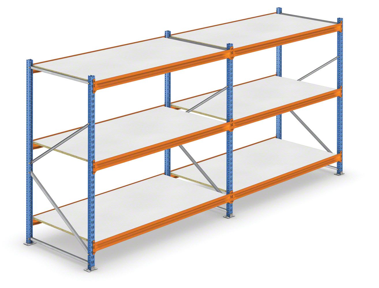 Rayonnage pour charges mi-lourdes et lourdes avec accès manuel M7 ...